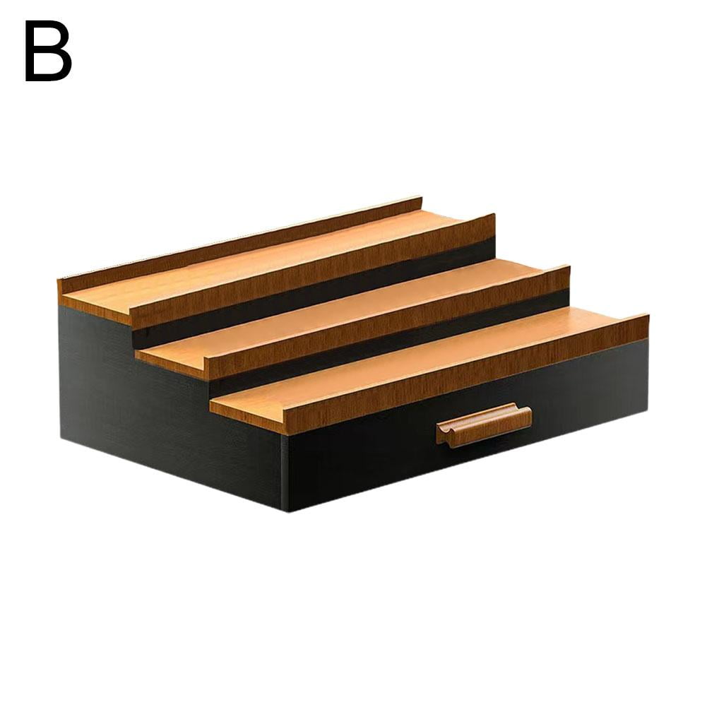 Wooden Cologne Organizer Solid*Pine Wood Perfume Stand Shelf Display ...