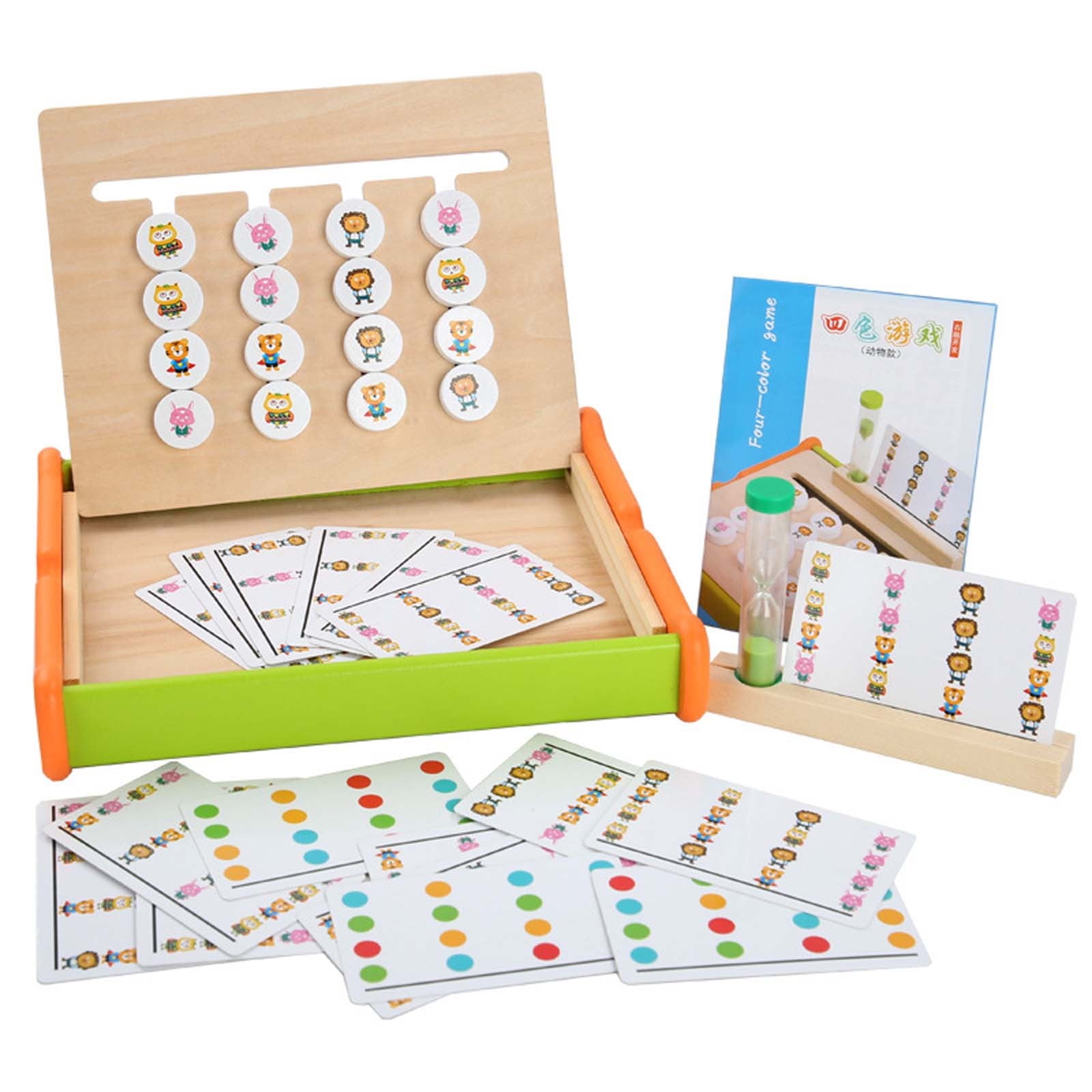 Wooden Color Matching Logic Game Educational Toy For Toddlers Early ...