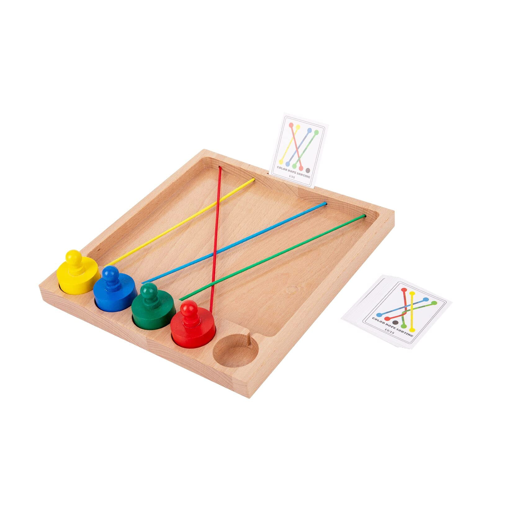 Wooden Color Sorting Game DHF10 for 3 4 5 Year Olds-Occupational ...