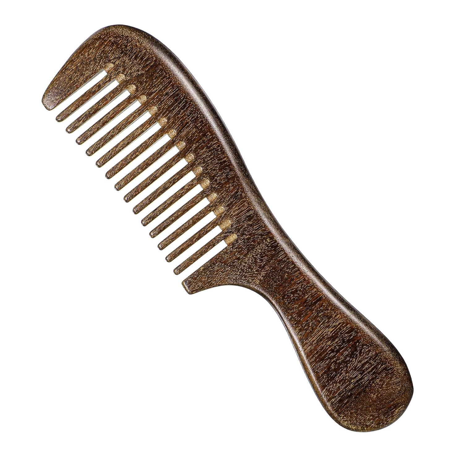 Wooden Comb for Women,Natural Sandalwood Hair Combs Hollow Tooth ...
