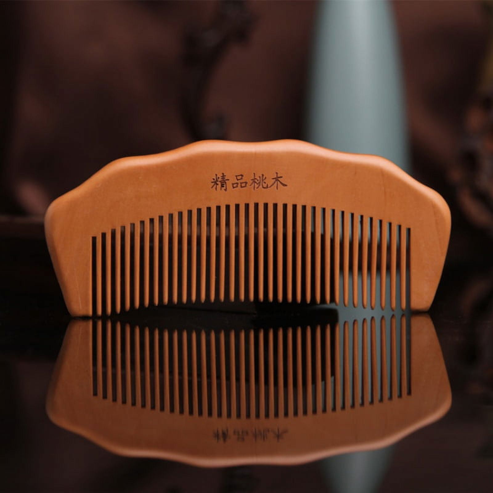 Wooden Comb for Detangling Wet or Dry Curly, Thin, Thick, Wavy, or ...