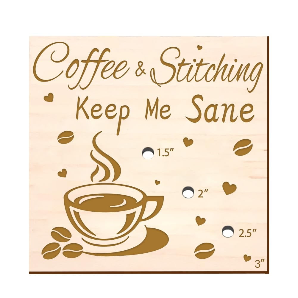 Wooden Corner Gauges Cross Stitch Corner Square Tool Black 76.2x76 ...