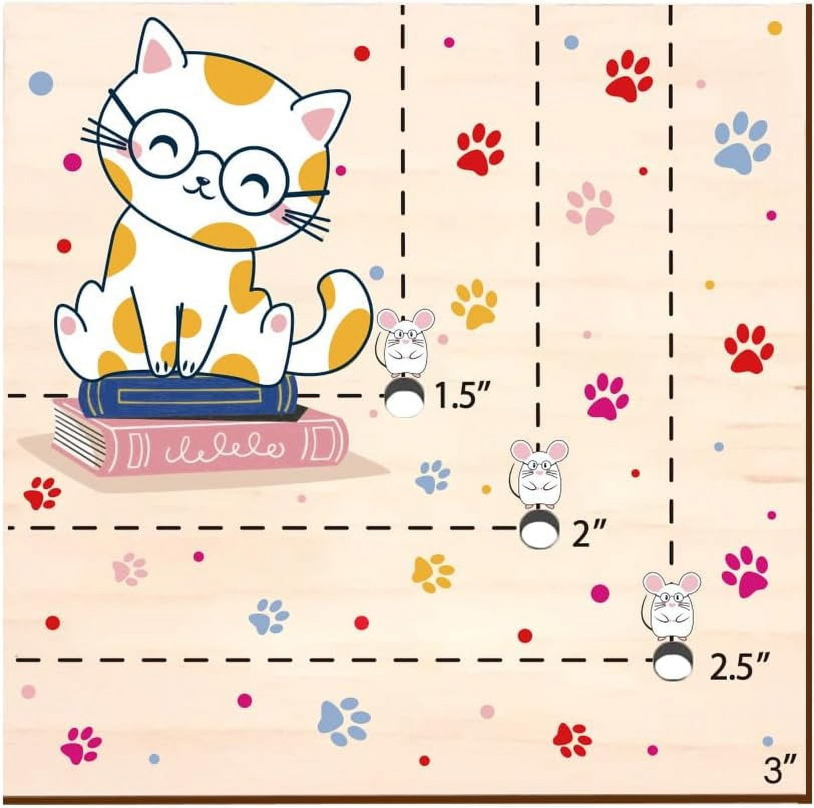 Wooden Corner Gauges Cross Stitch Corner Square Tool Cat Shape 7.62x7 ...