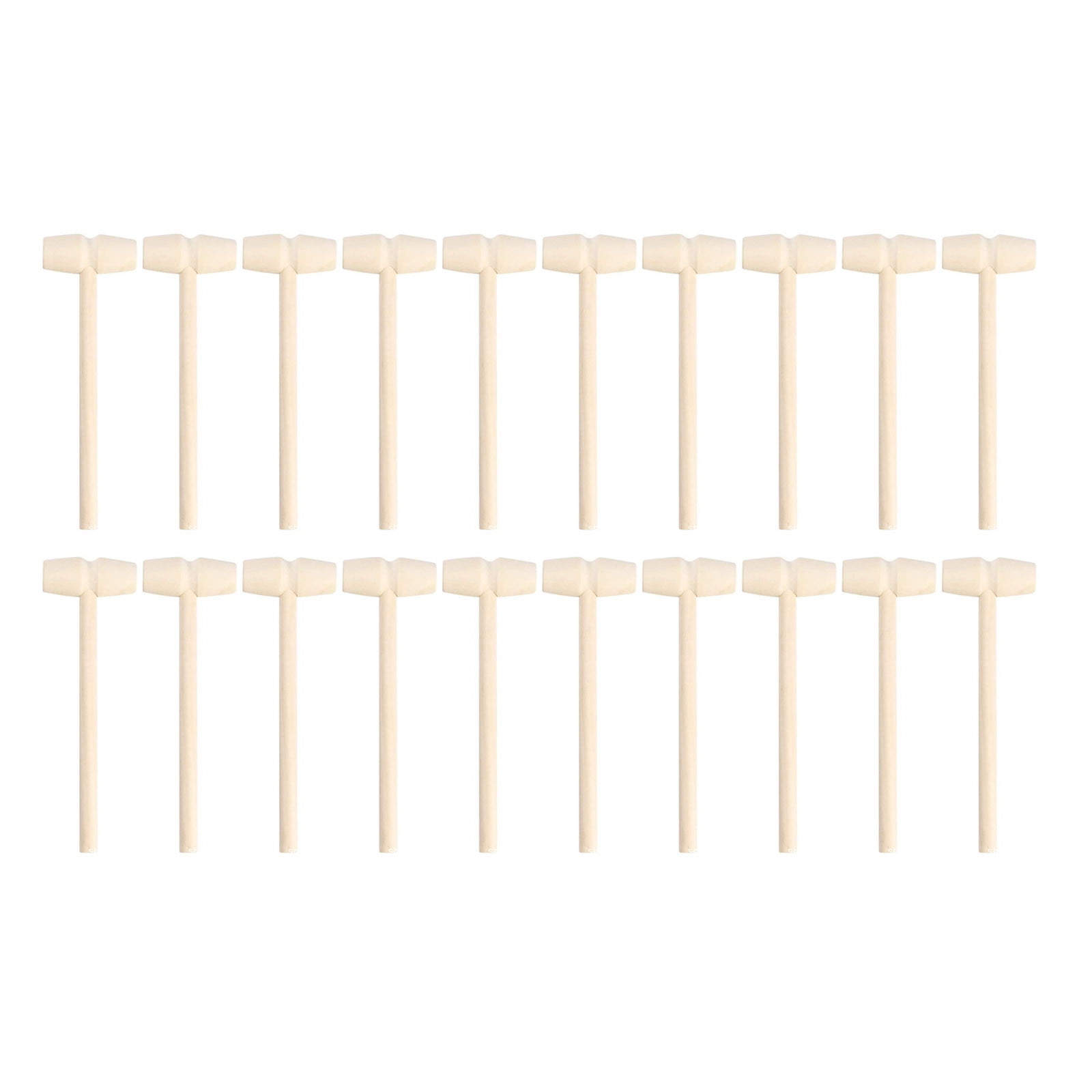 Wooden Crab Lobster Mallets Seafood Shellfish Crab Mallet Solid 10/20pc ...