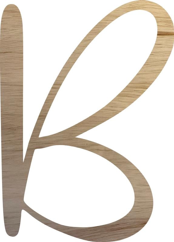 Wooden Craft Christmas Letter B, Blank Craft 12'' Tall Letter, Alphabet ...
