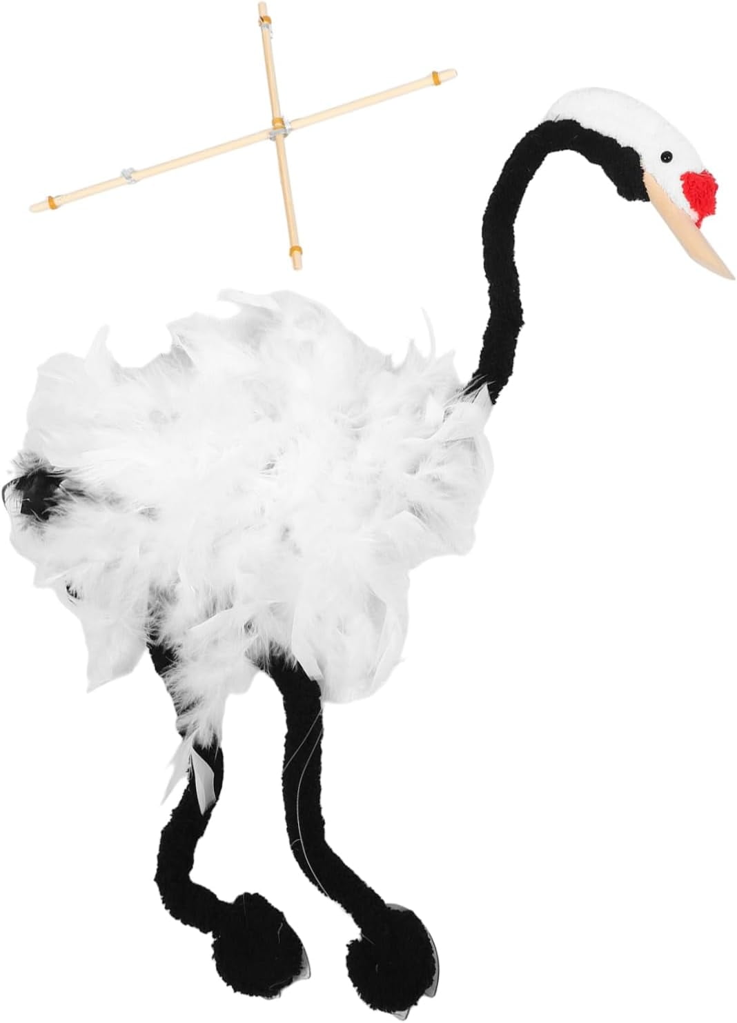 Wooden Crane Marionette Plume Puppet Doll with Strings Educational Toy ...