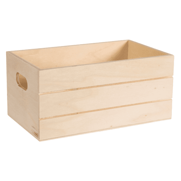 Wood Crate Gift Box