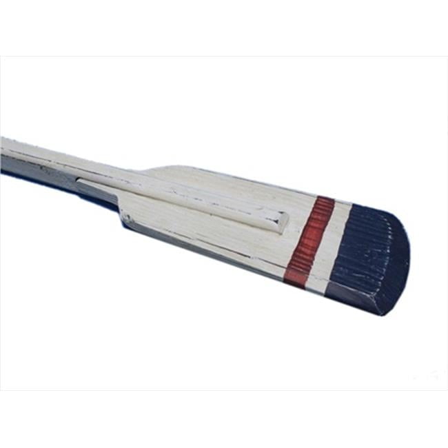 Wooden Crawford Squared Rowing Oar With Hooks 36 in. Decorative Accent ...