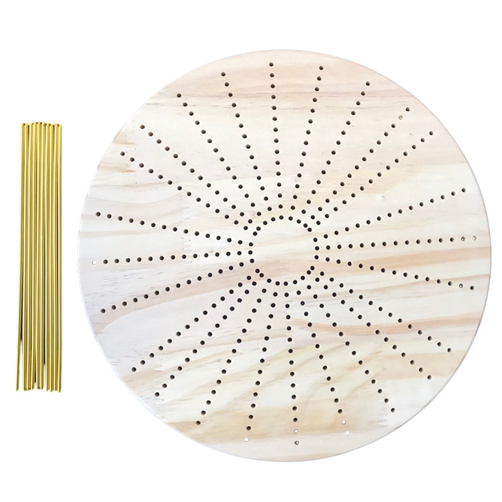 Wooden Crochet Block Board Knitting Block Tool Crochet Tool With 10 ...