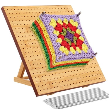 15.4" Foldable Crochet Blocking Board, Upgrade Large Blocking Board ...