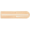 Wooden Crochet Ruler Tool Knitting Needle Gauge Crochet Size ...