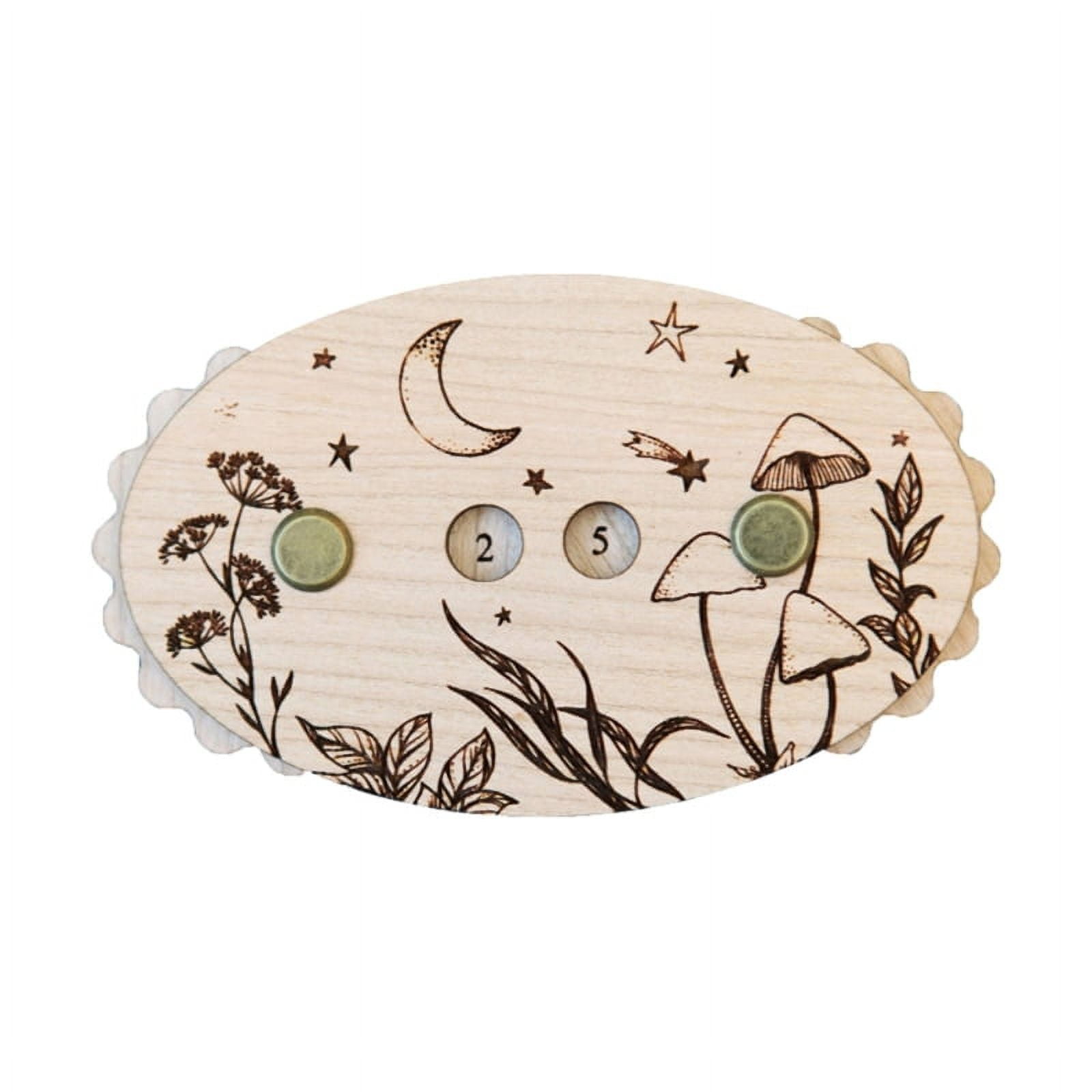 Wooden Crochet Stitching Counter Knitting Stitching Row Counter Manual ...