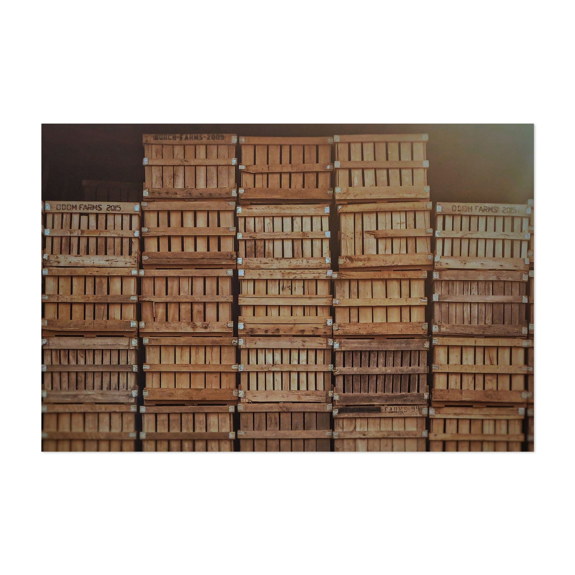 Wooden Crop Baskets - Fairhope Alabama Photography Farmhouse Rustic ...