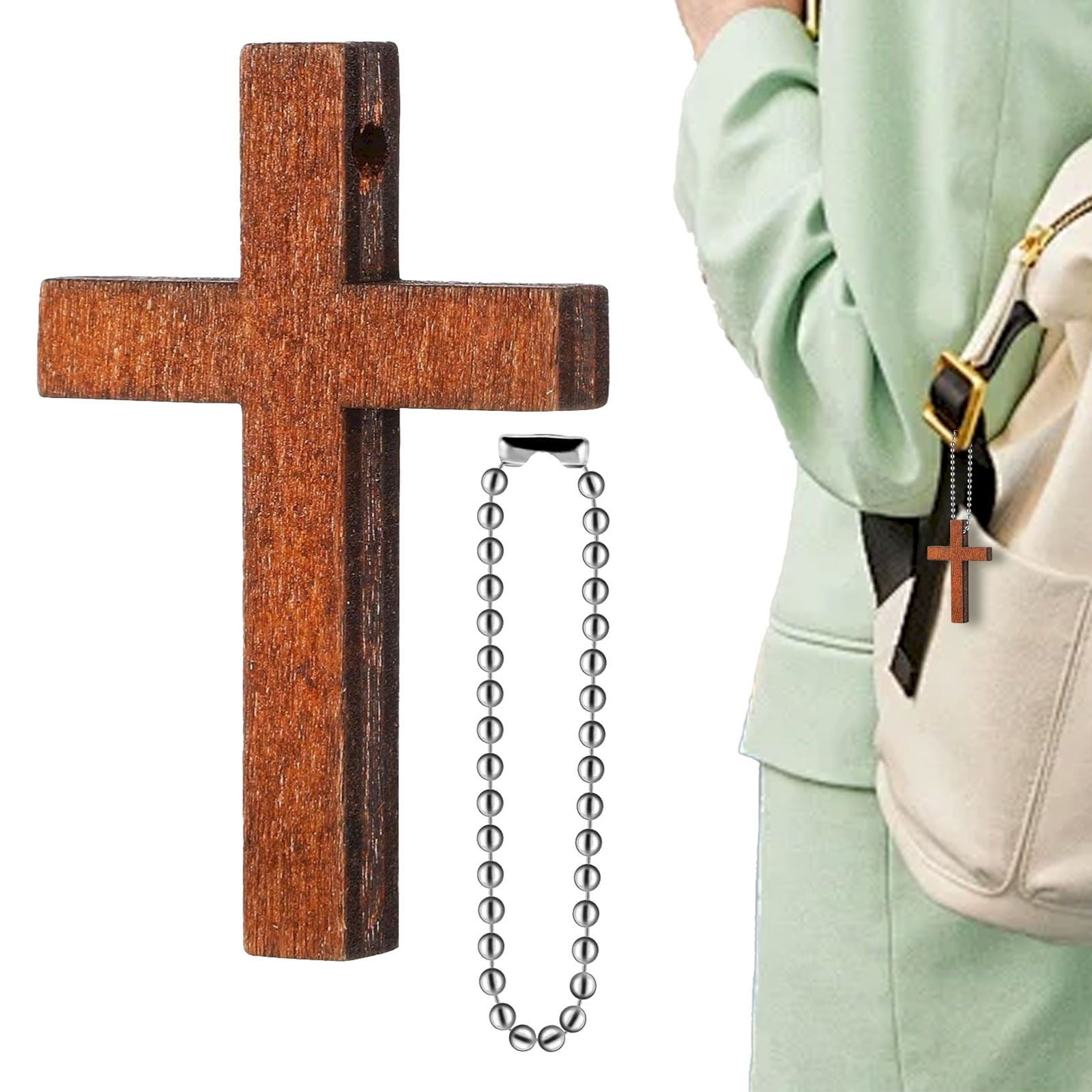 Wooden Cross Pendant, Wooden Pocket Contains Wooden Crosses Pendants ...