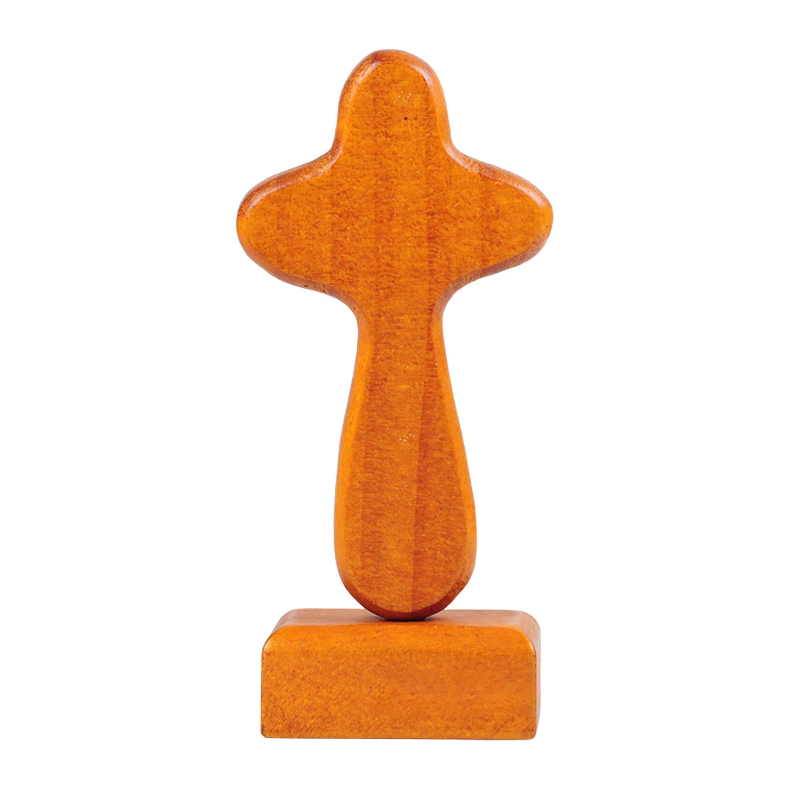 Wooden Cross for Easter Decorations, Handmade Tabletop Standing Cross ...