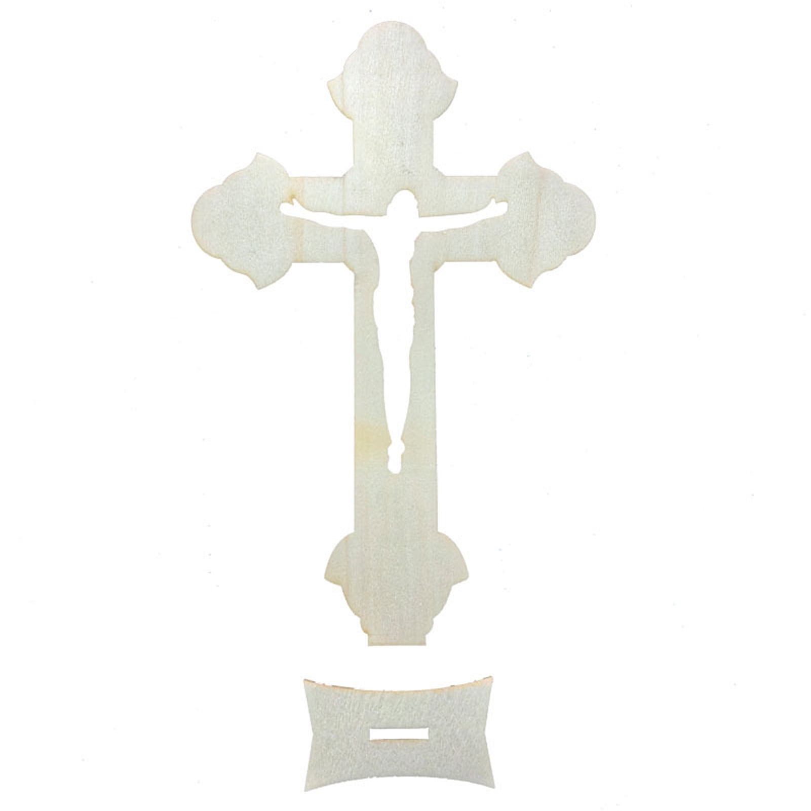 Wooden Crosses Set for Table Decor, 10PCS Wooden Craft Crosses with ...