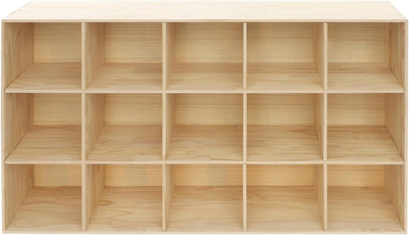 Wooden Cube Shelf Bookcase 35