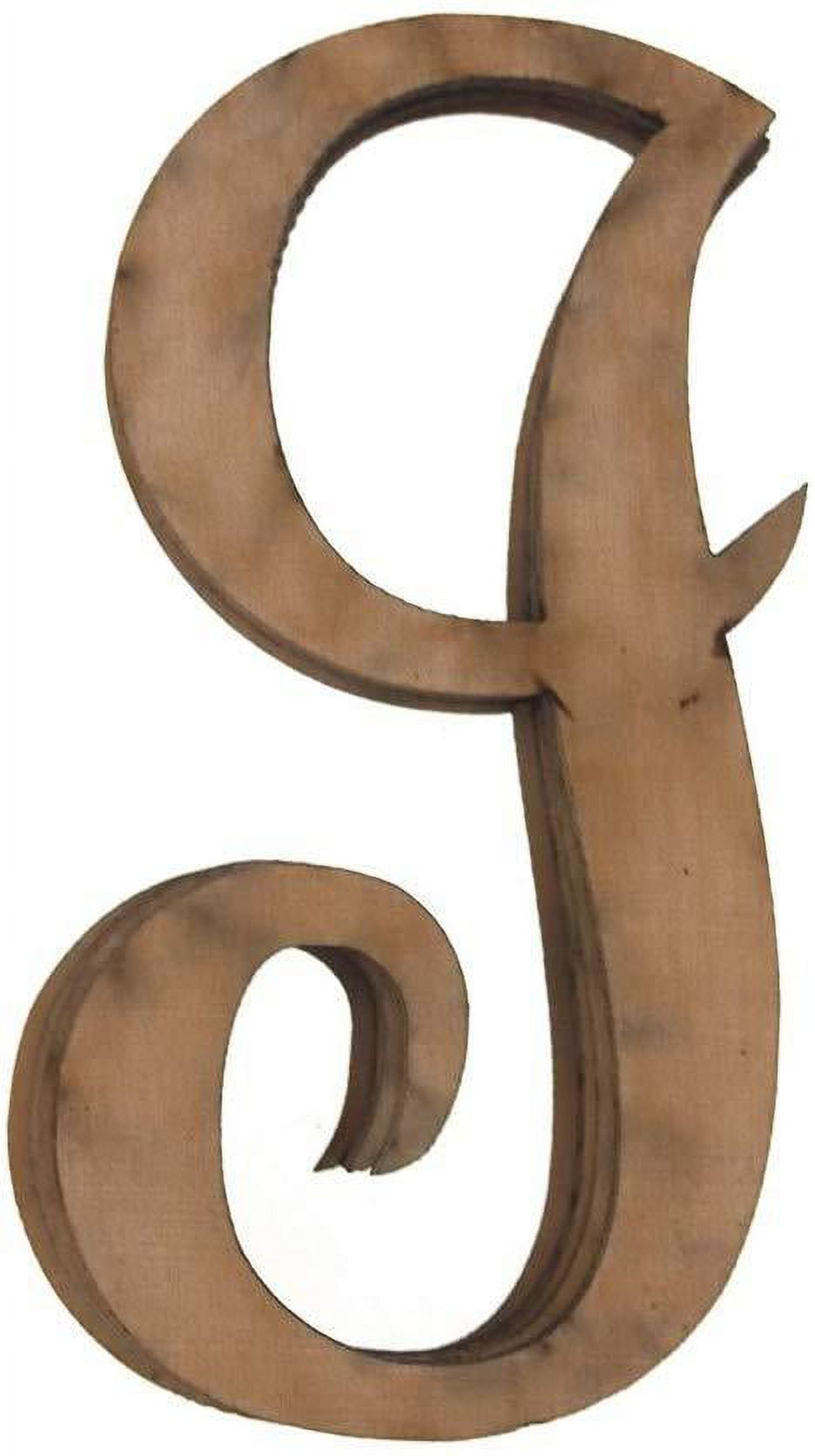 Wooden Cursive Letter I, Natural, 3-Inch, 6-Piece - Walmart.com