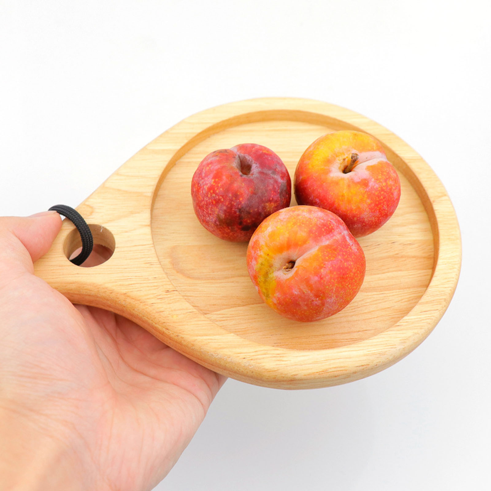 Wooden Cutting Board Dinner Plate Food Grade Smooth Edge Burr-Free ...