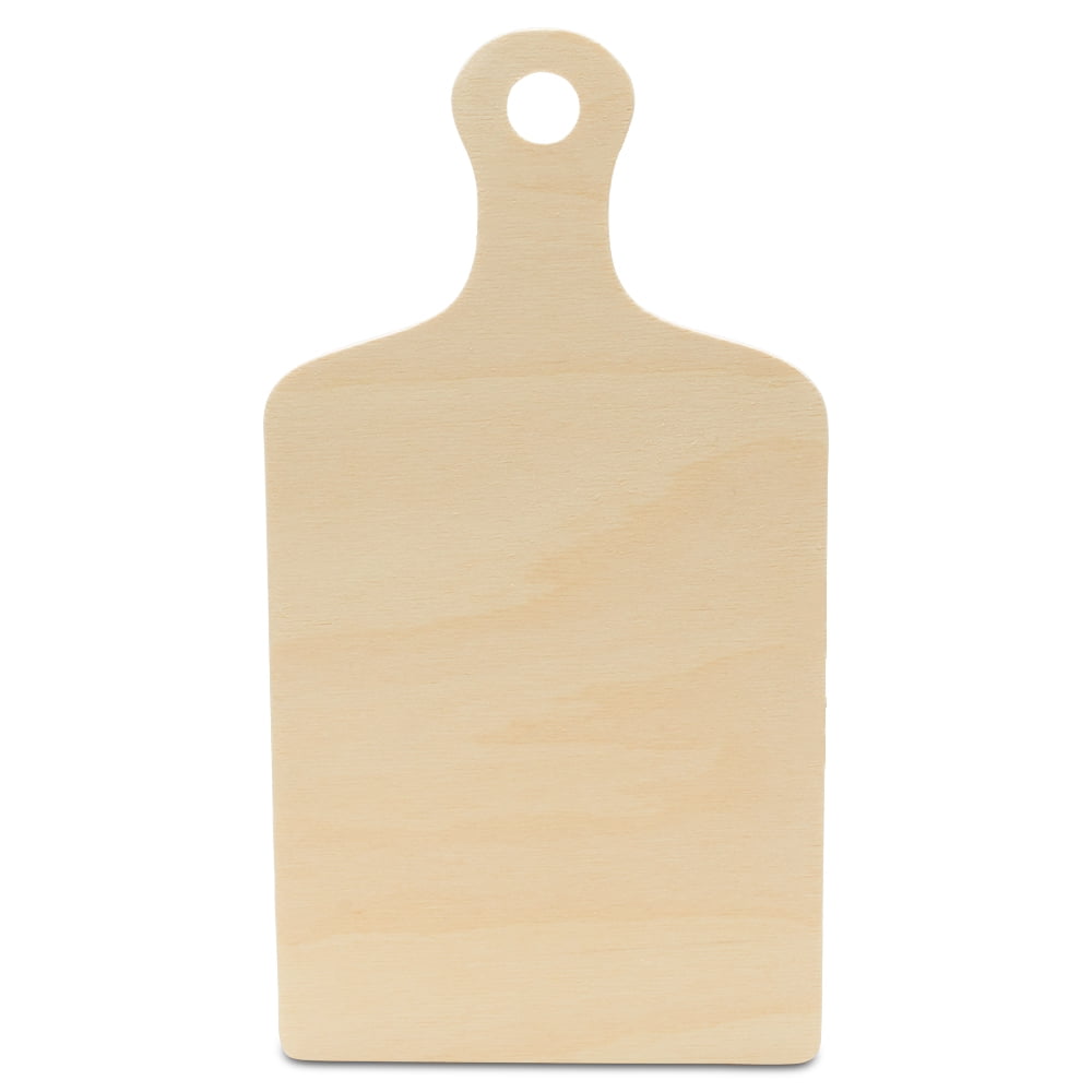 Wooden Cutting Board Shapes, 12" with Handle, Pack of 3 Wooden Cutting ...