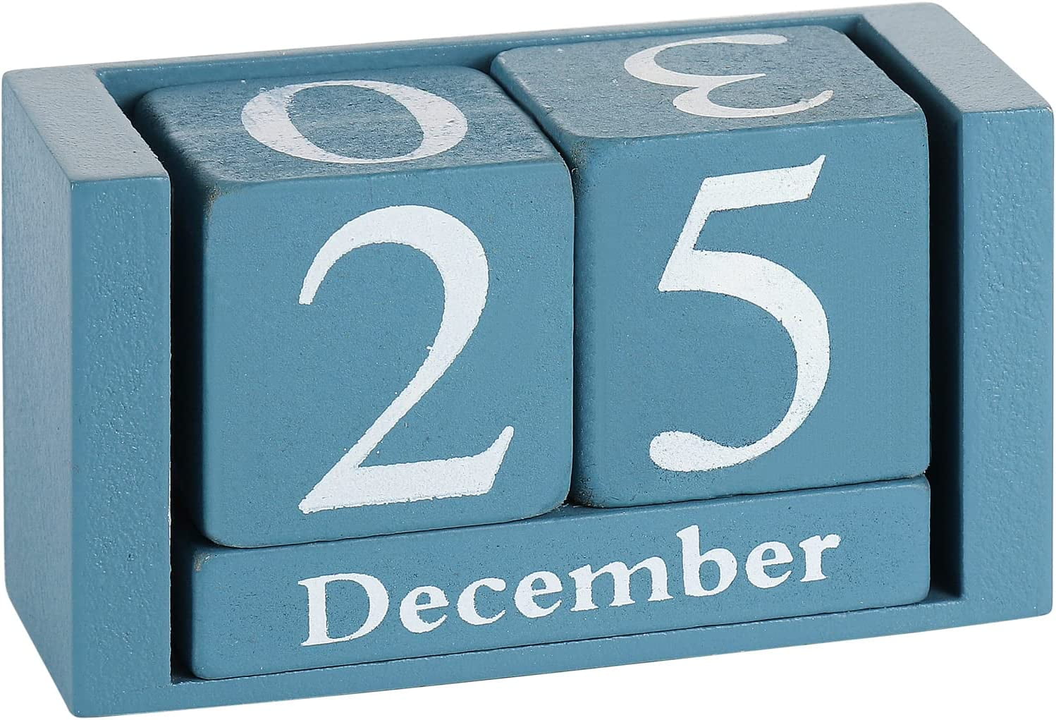 Wooden Date Blocks, Desk Calendar Wooden Calendar Blocks Desktop ...