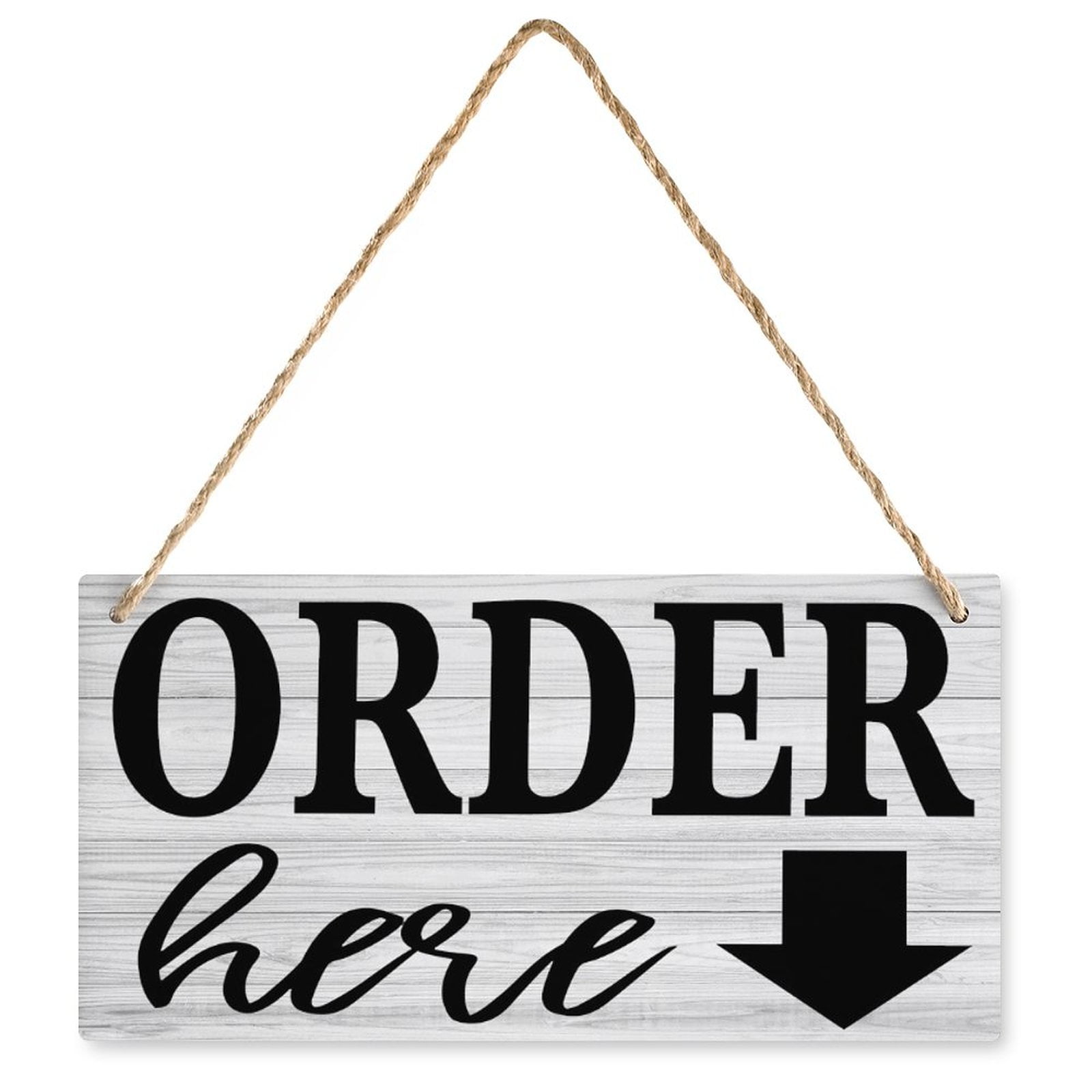 Wooden Decor Order Here Sign Restaurant Cafe Diner Signage Bundle ...