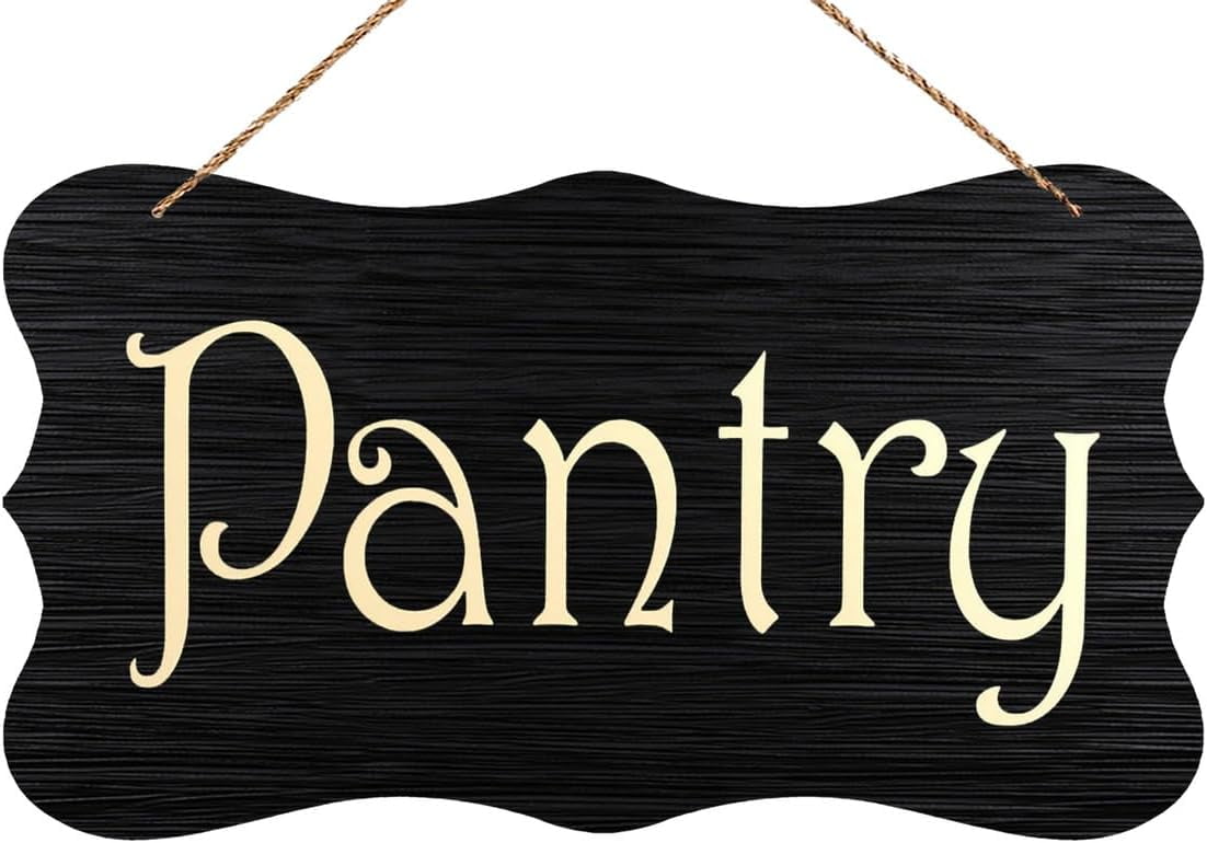 Wooden Decor Pantry Wood Kitchen Sign Wooden Sign Rustic Wood Wall ...