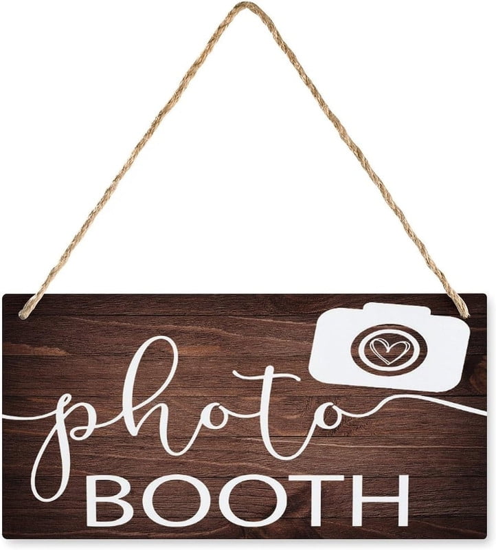 Wooden Decor Photo Booth Sign Wedding Photo Booth Sign Wood Wedding ...
