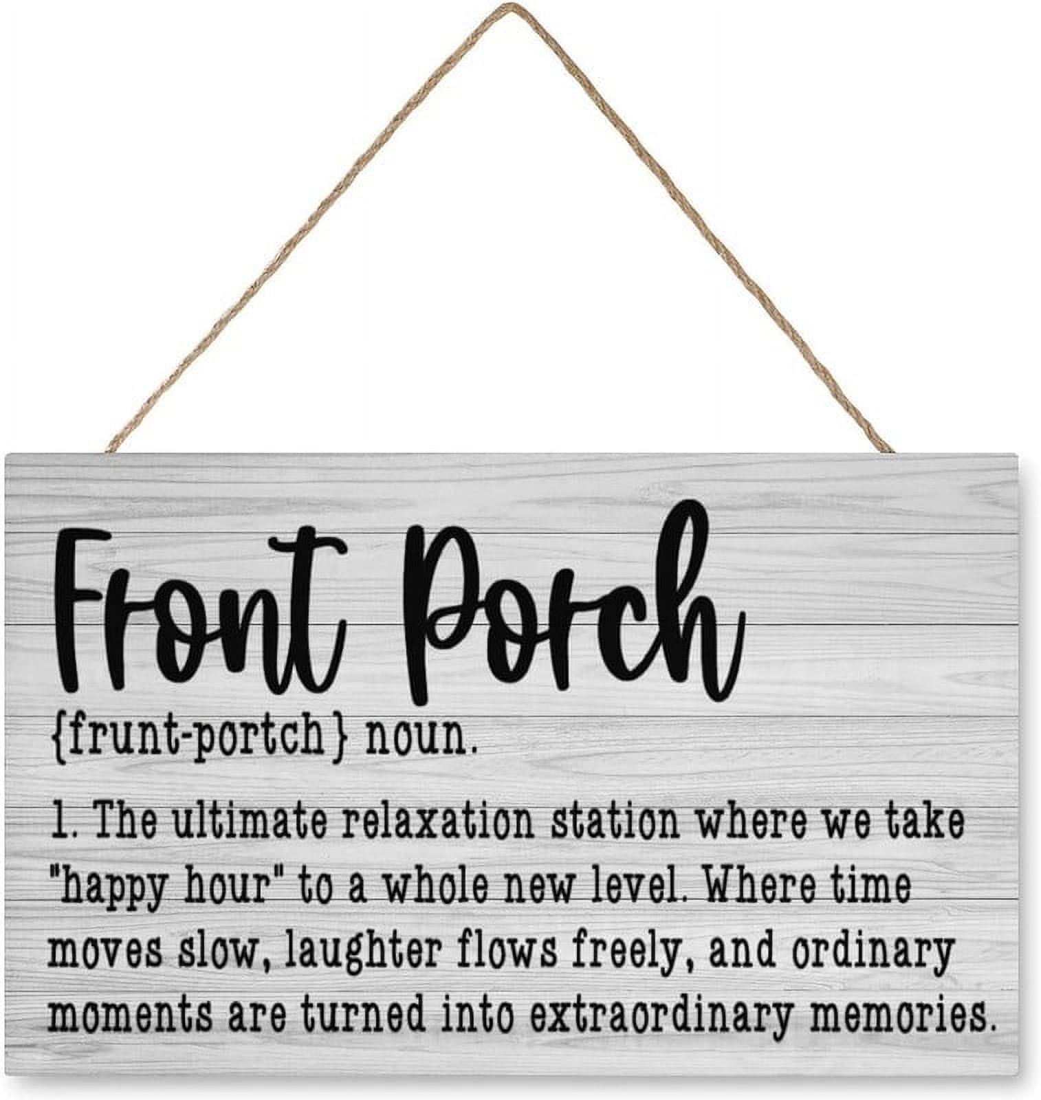 Wooden Decor Signs Front Porch Definition Funny Hanging Wood Wall Decor ...