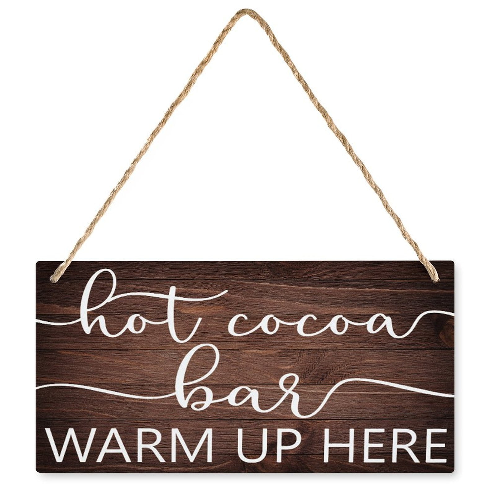 Wooden Decor Signs Hot Cocoa Bar Sign Wedding Dessert Sign Wedding ...