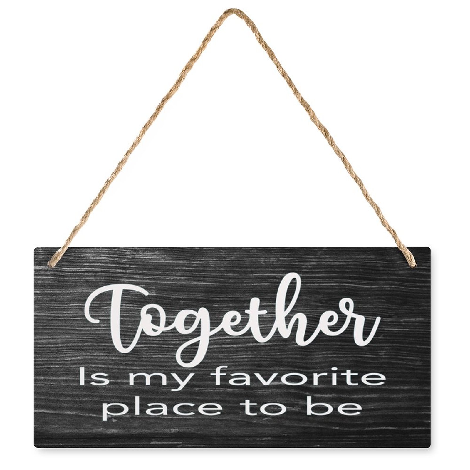 Wooden Decor Together Is My Favorite Wood Family Sign For Home Front ...