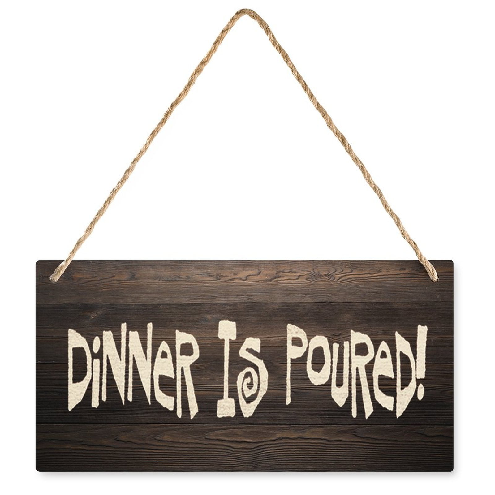 Wooden Decor Wood Sign Dinner Is Poured Rustic Wedding Decor Wooden ...