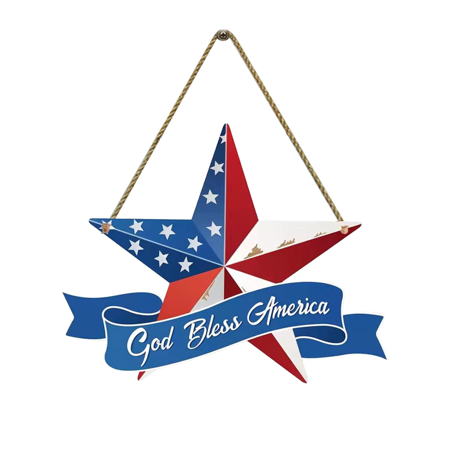 Wooden Decoration 250th Anniversary Patriotic Hanging Door Sign ...