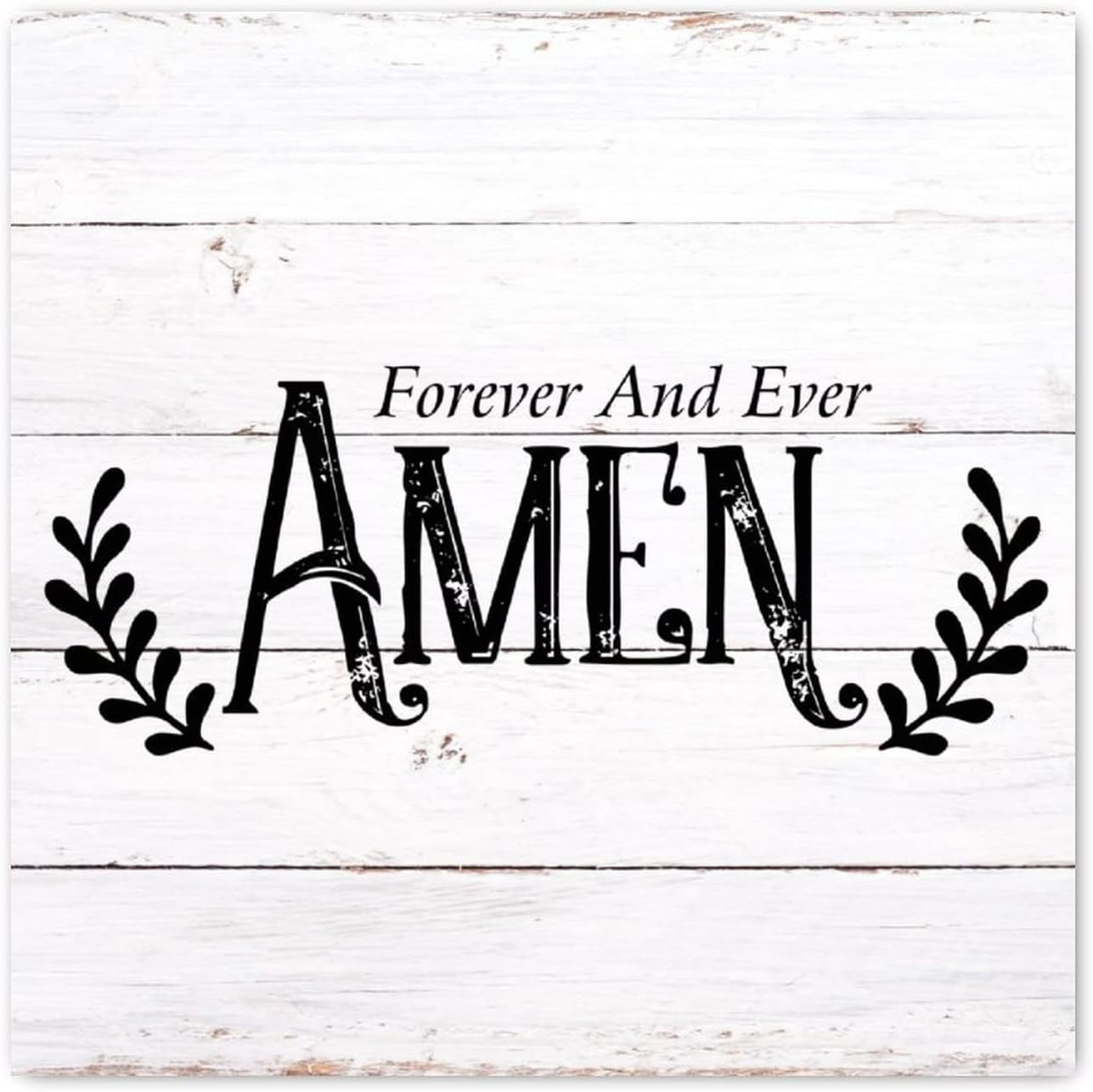 Wooden Decorations for Home Forever And Ever Amen Wooden Signs ...