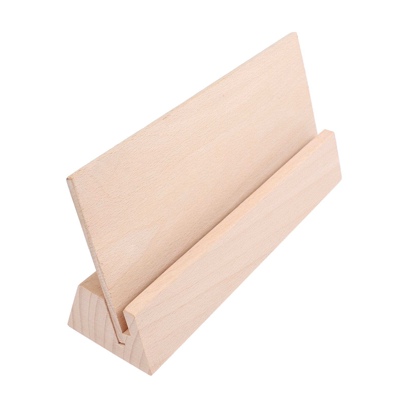 1pc Wooden Base for Desk Calendar Solid Wood Postcard Stand - Walmart.com