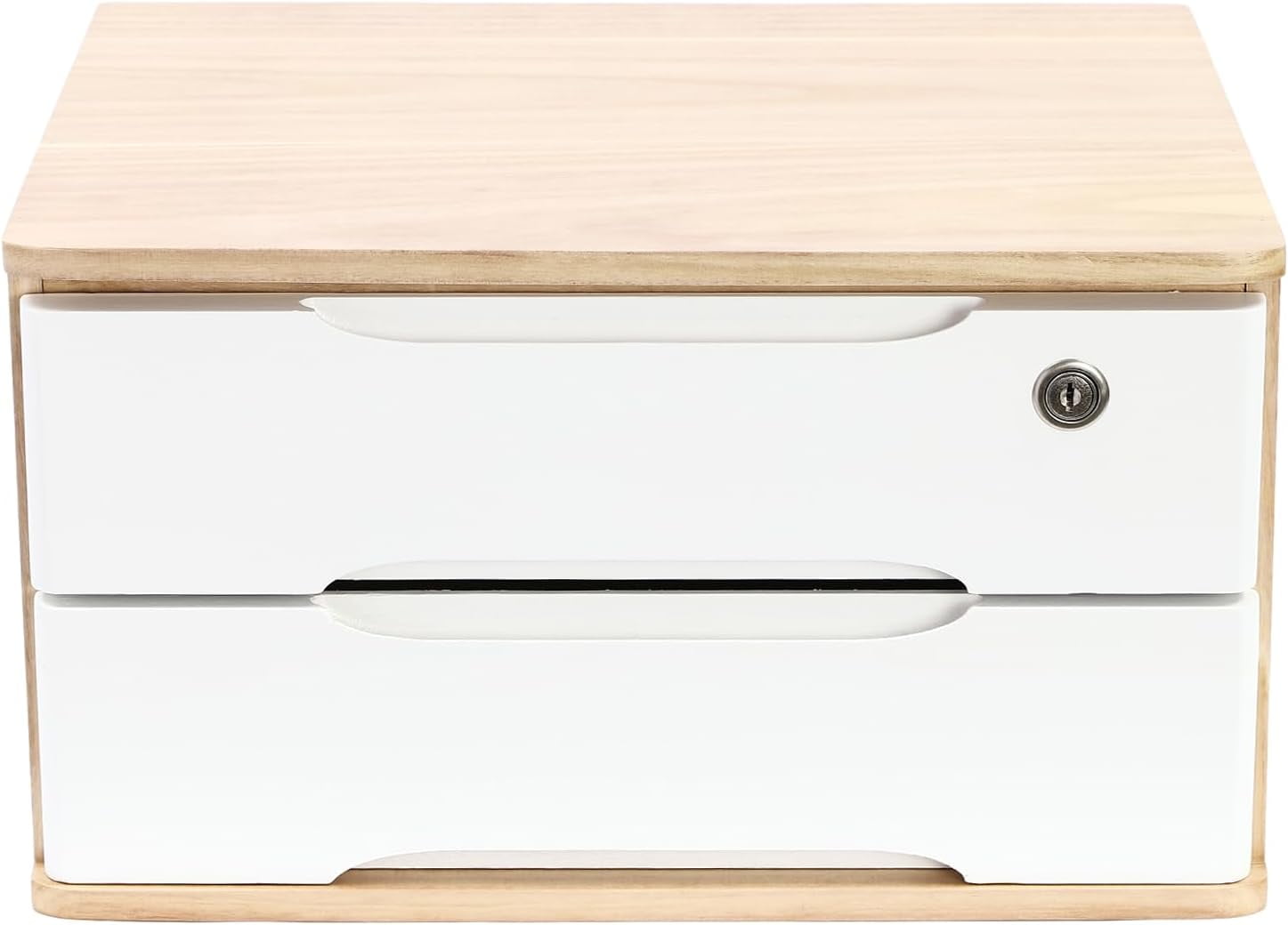 Wooden Desk Organizer - Desktop Drawer Tabletop Storage Organization ...