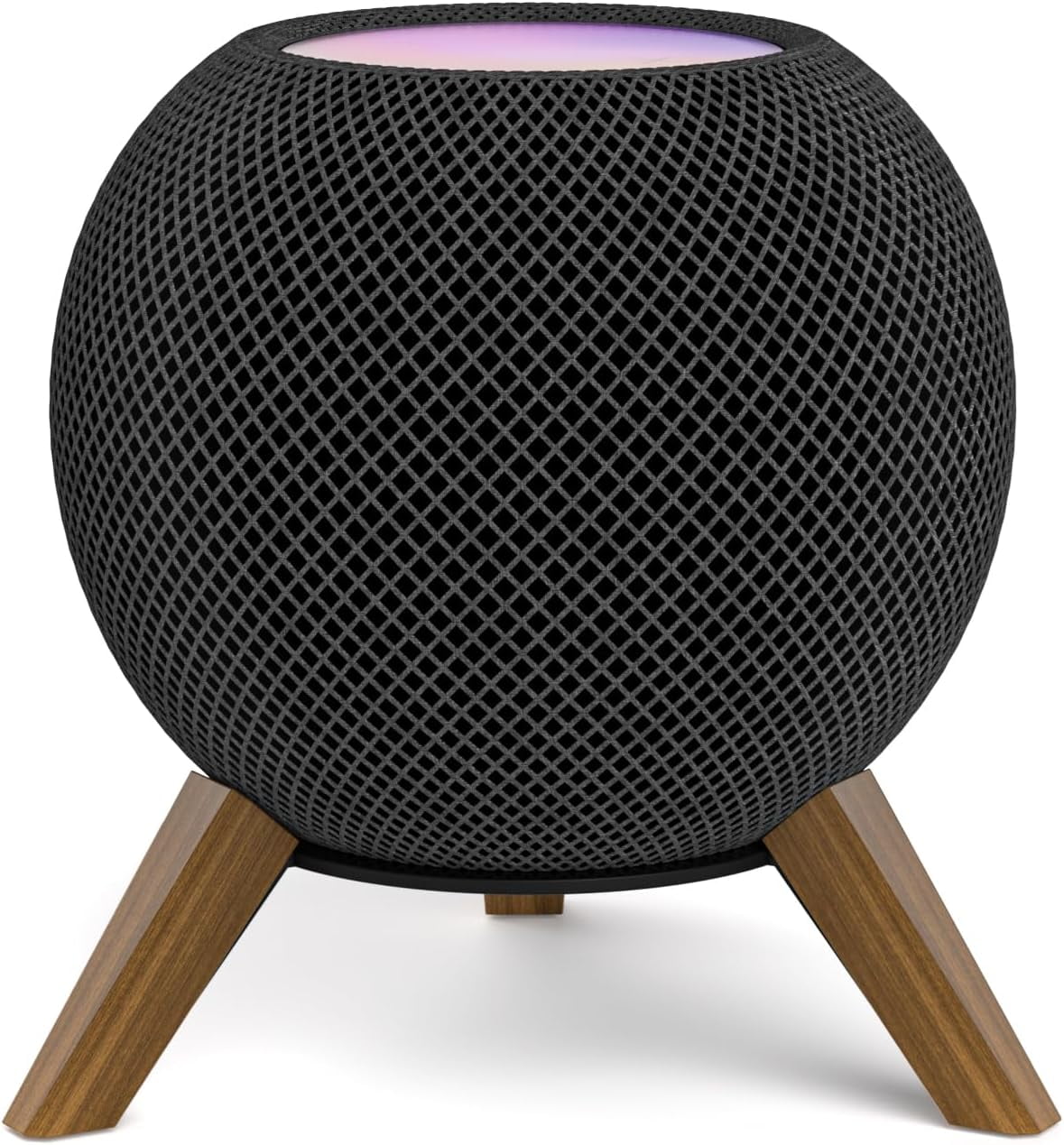 Wooden Desktop Speaker Stand for HomePod Mini Stand - Wood Tripod Desk ...