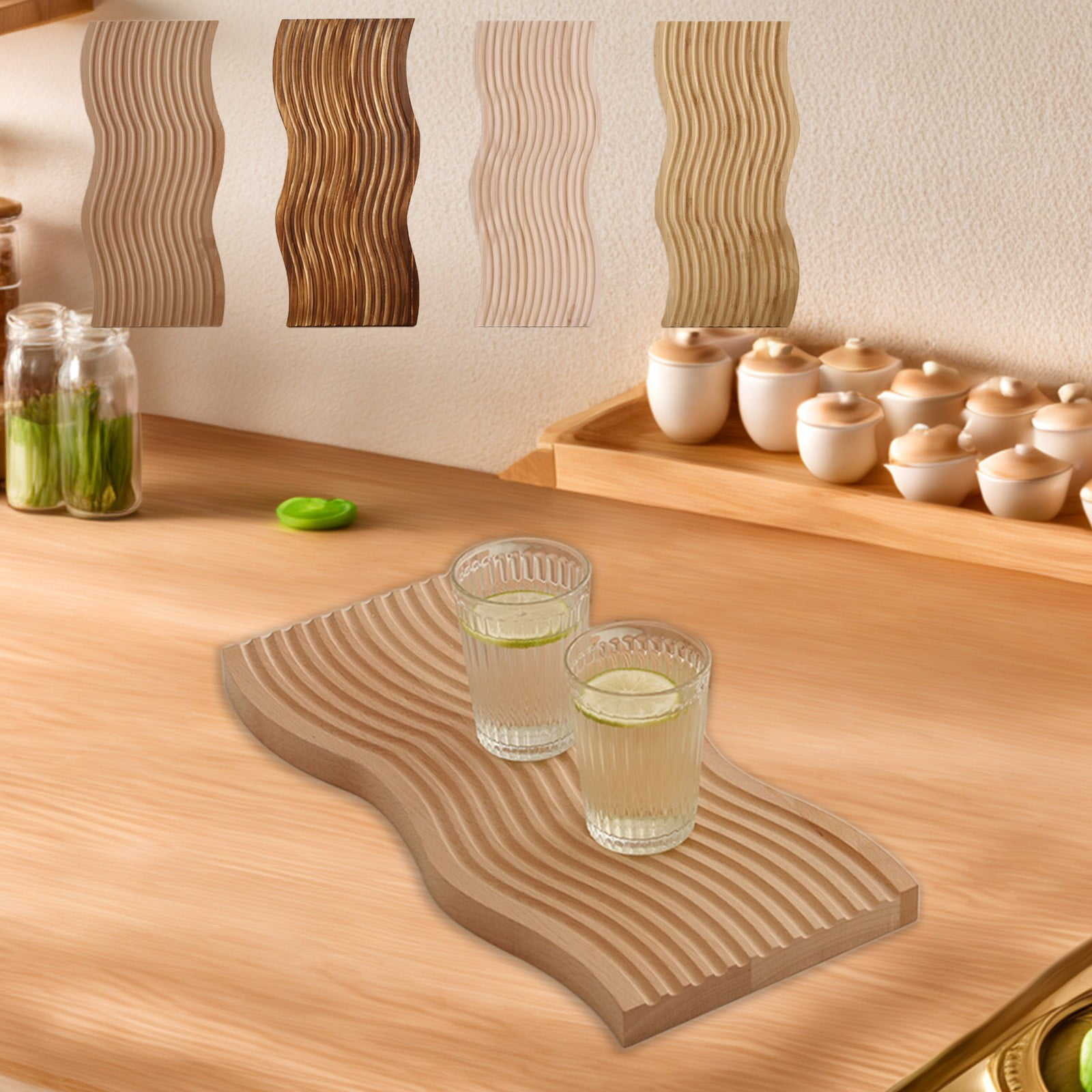 Wooden Desktop Tray, Japanese Style Storage Tray, Minimalist Design ...