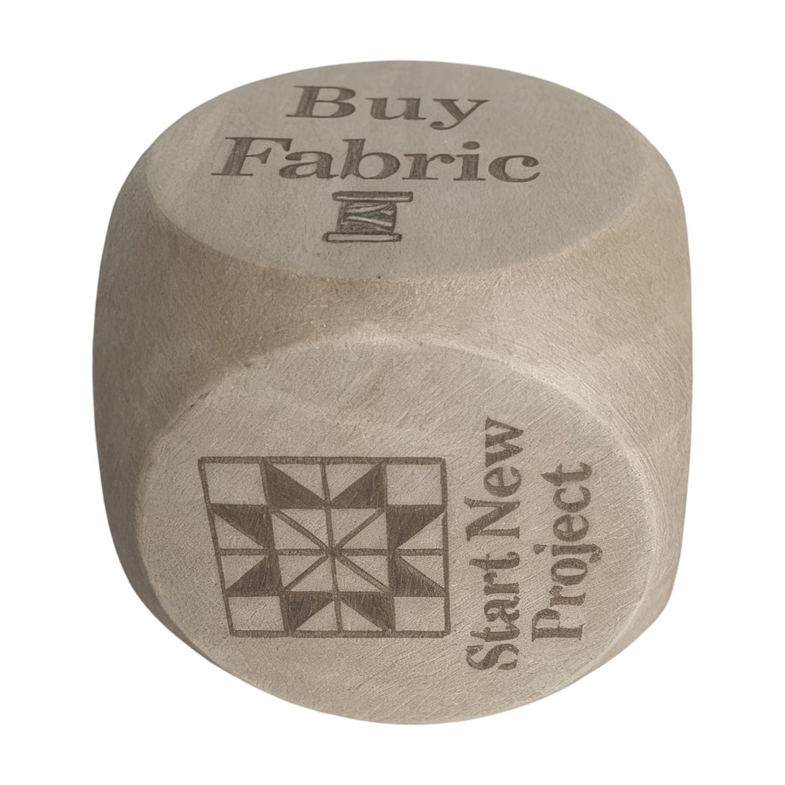 Wooden Dice Quilters Decision Dice with Engraved Activities for Sewing ...