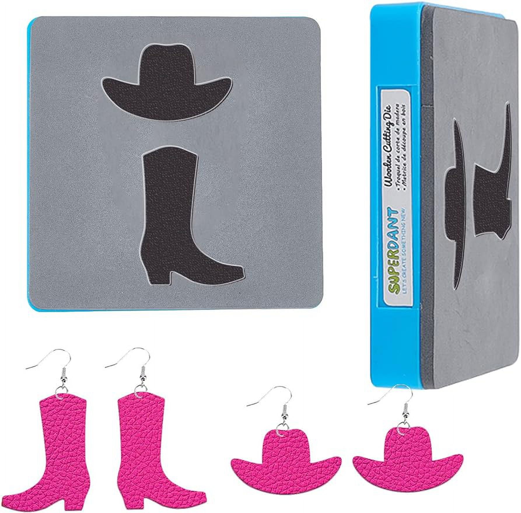 Wooden Die Cutting Cowboy Cowgirl Boot Hat Leather Cutting Dies ...