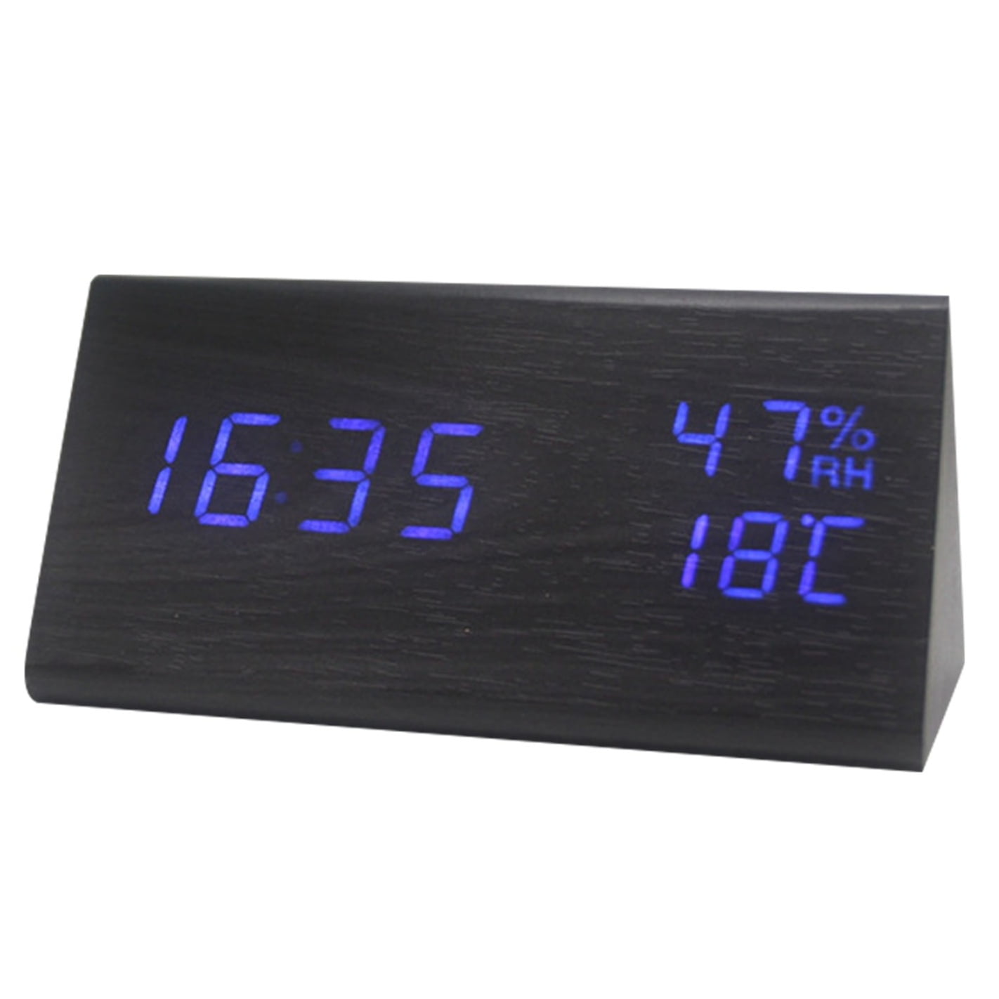 Wooden Digital Alarm Clocks For Bedrooms - Loud Alarm For Heavy ...