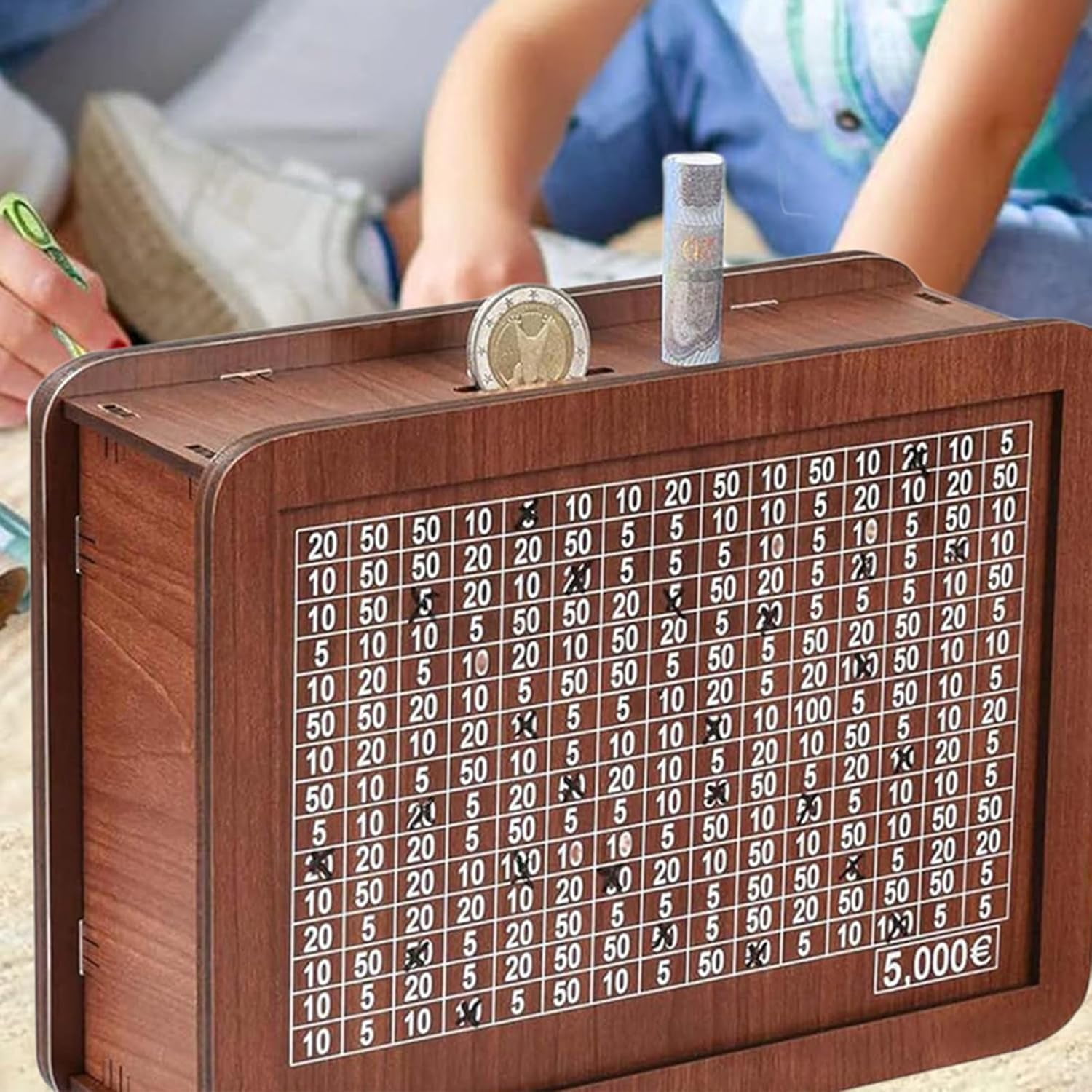 Wooden Digital Piggy Bank, Alcancias De Dinero Para Adultos, Wooden ...