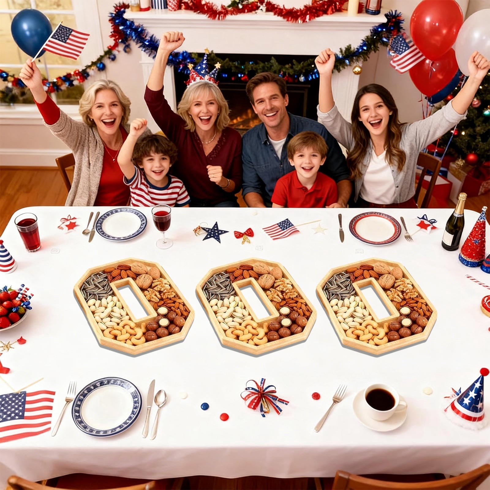 Wooden Dining Tray, Yrmaups Wooden Dining Tray, 2026 Number Charcuterie ...