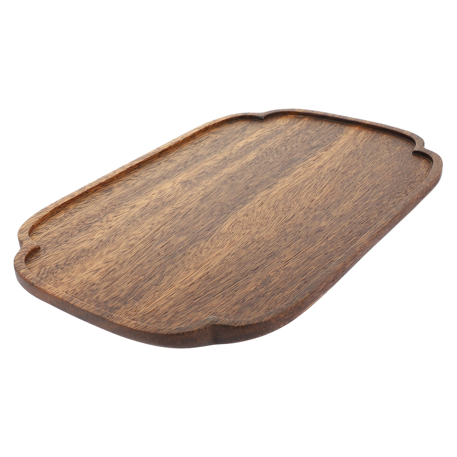 KALLORY rectangle wood tray Wood Serving Tray Brown Storage Adults Home ...