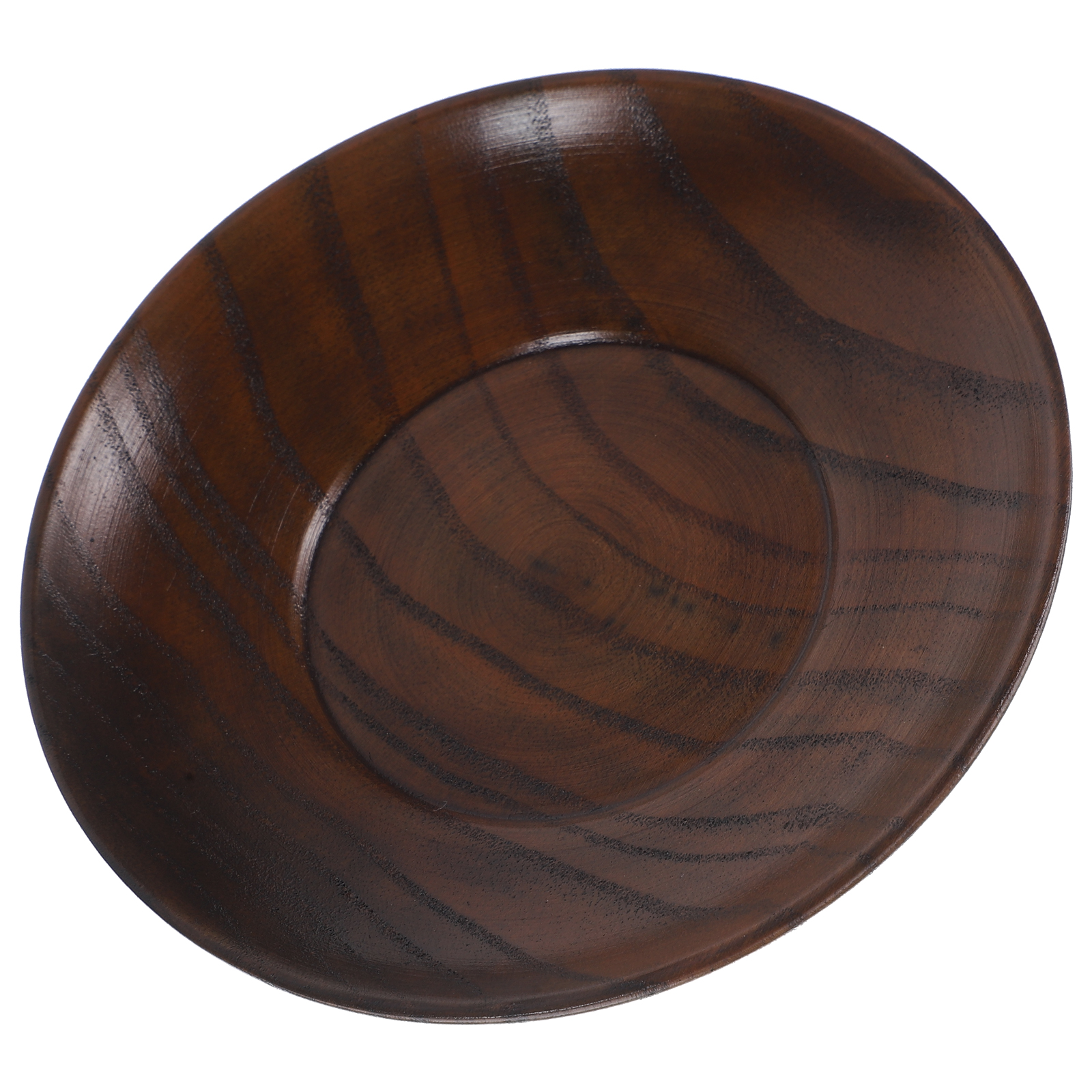 ADDHAT Round Wood Dipping Plate Hotel Use 1Set - Walmart.com