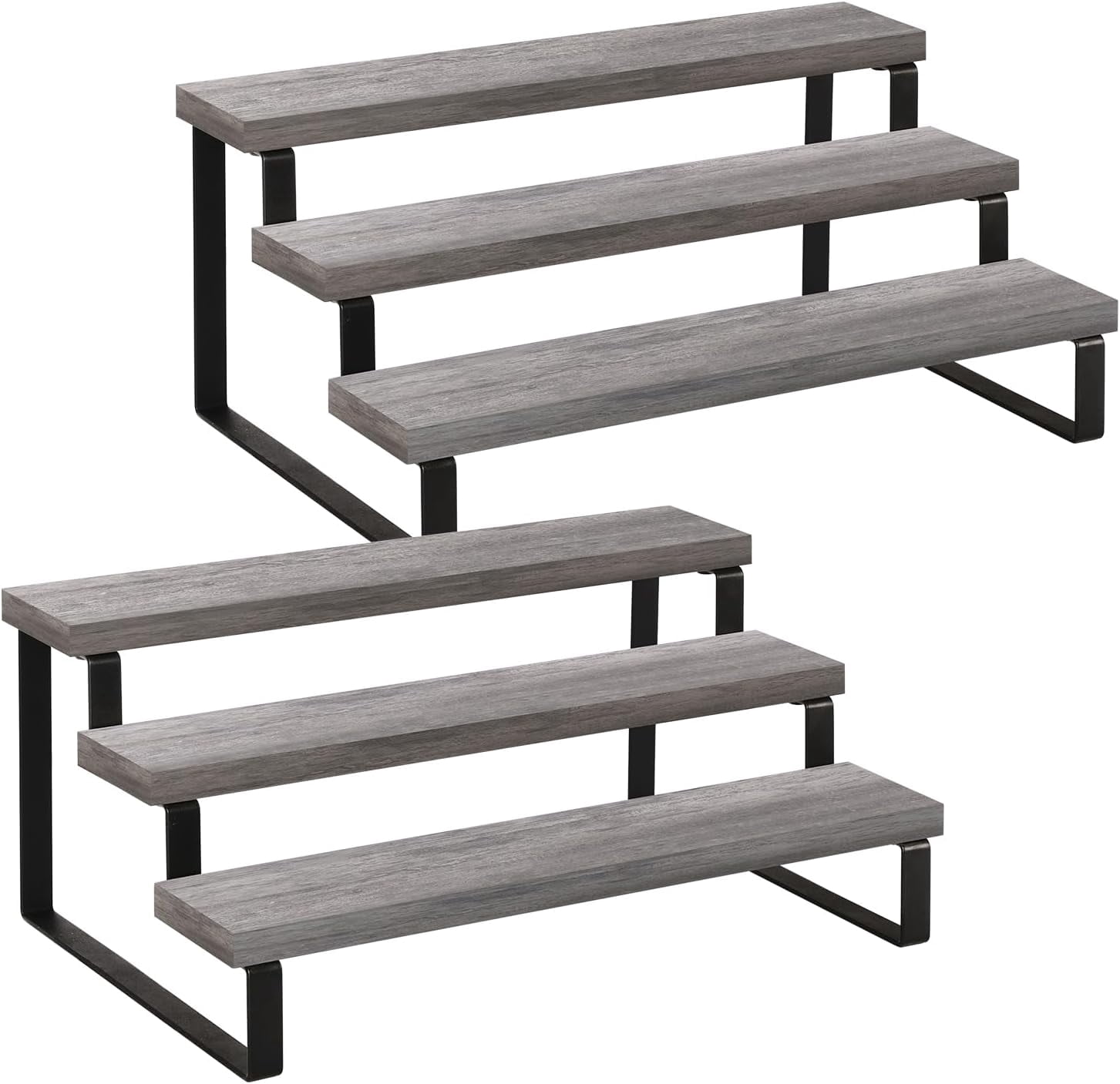Wooden Display Riser Stand, Tiered Perfume and Cologne Organizer Stand ...