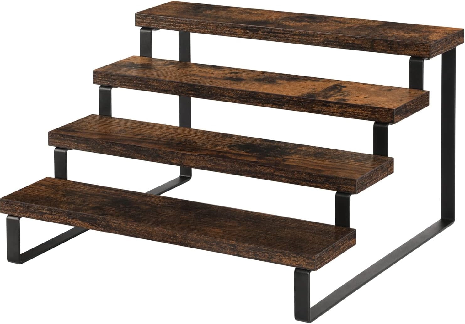 huart Wooden Display Riser Stand, 4 Tier Spice Rack Organizer - Walmart.com