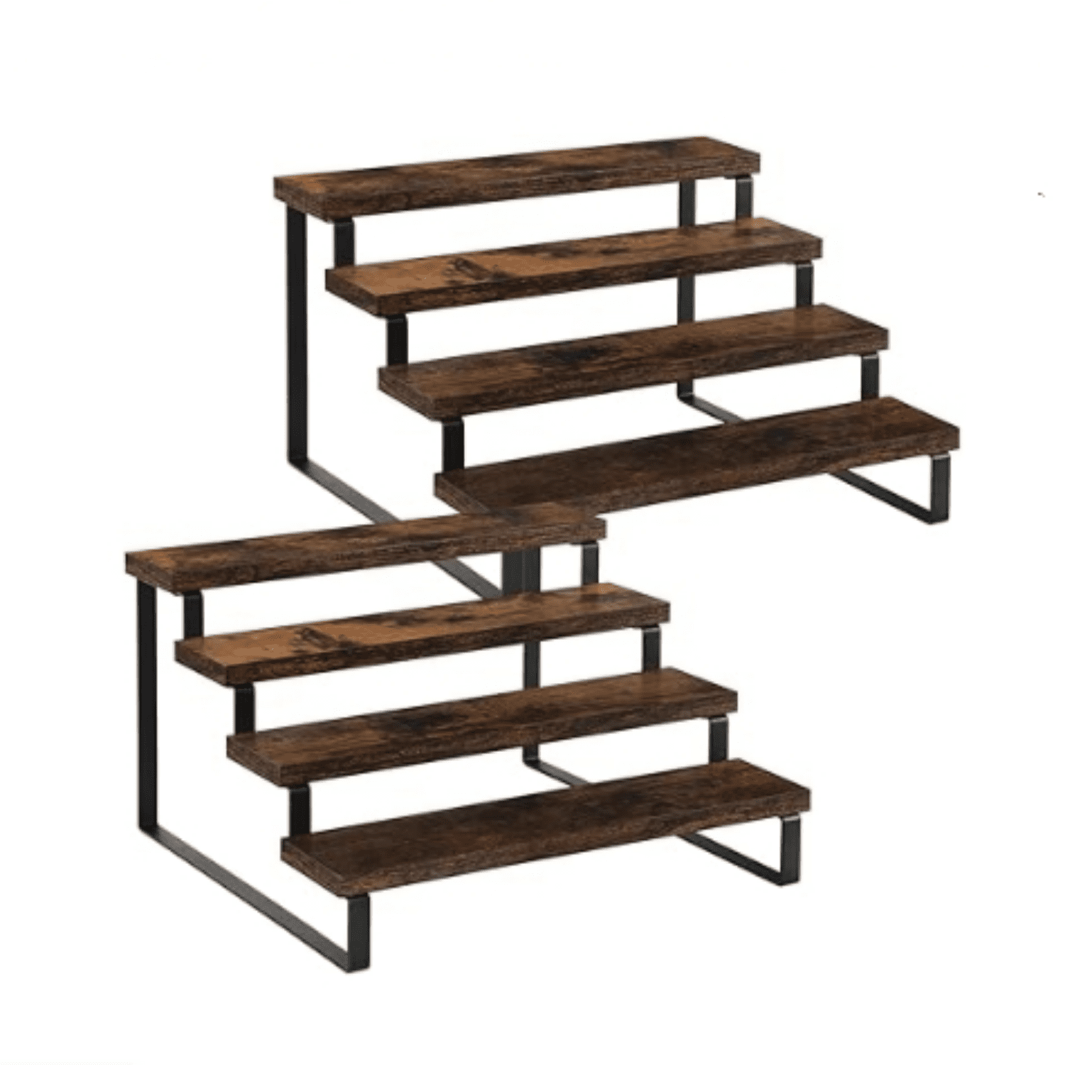 Wooden Display Riser Stand, Tiered Perfume and Cologne Stand, 4 Tier ...