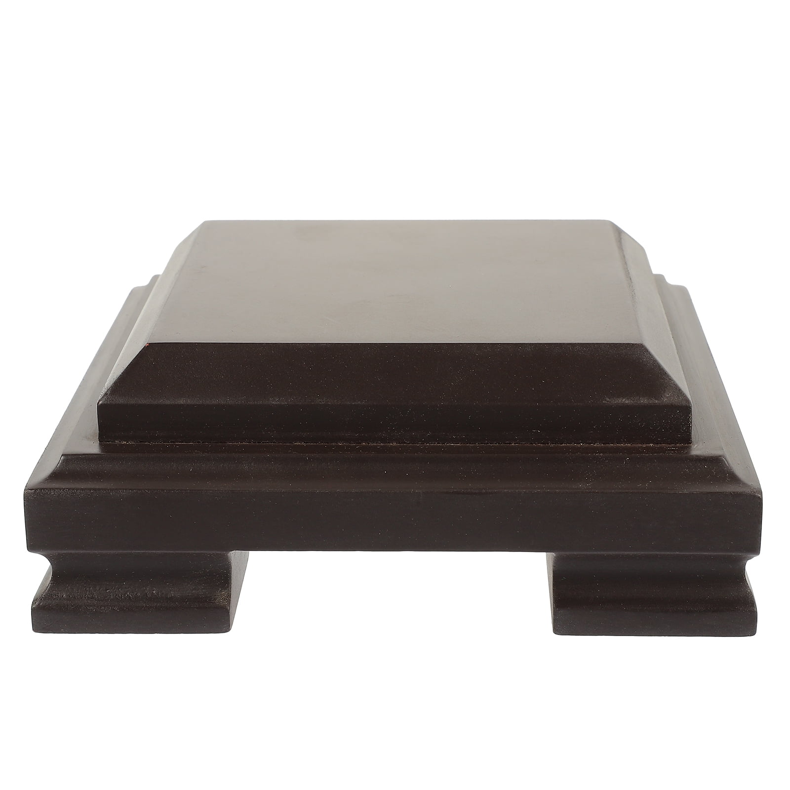 HOMEMAXS Wooden Display Stand Square Base for Teapot and Vase 1 Set ...