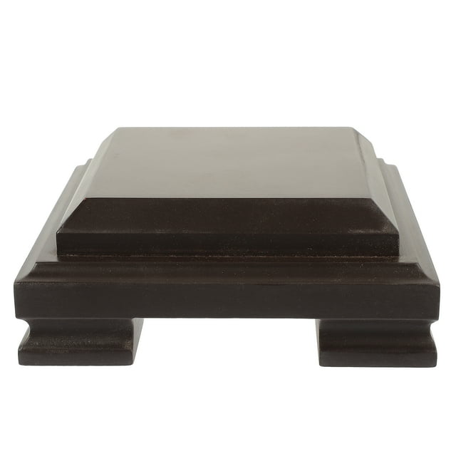 HOMEMAXS Wooden Display Stand Square Base for Teapot and Vase 1 Set ...